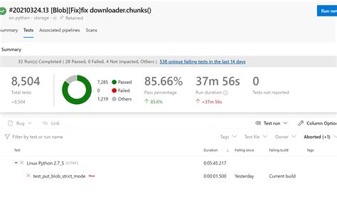 Restarting Failed Job Can Fix Python Storage Ci Pipeline Failure