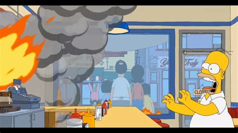 The Simpsons Bobs Burger Crossover Thesimpsons Bobsburgers Epic Youtube