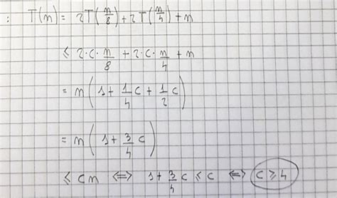 time complexity asymptotic analysis of t n 2t n 8 2t n 4 n computer science stack