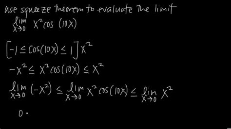 limits and continuity squeeze theorem clickview