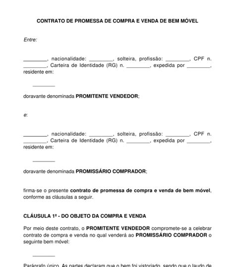 Modelo De Termo De Promessa De Partilha De Bens Porn Sex Picture