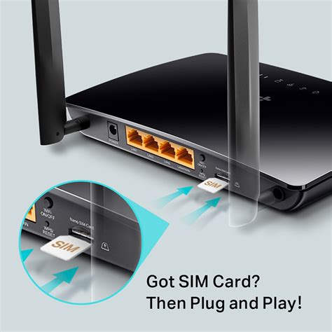 TP Link Archer MR200 AC750 Wireless Dual Band 4G LTE Router Smart