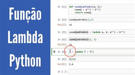 Função Lambda e funções anônimas Python para machine learning Aula 7