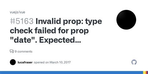 invalid prop type check failed for prop date expected number got string · issue 5163