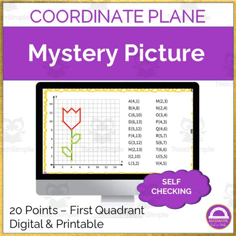 freebie plotting points on a coordinate plane by teach simple