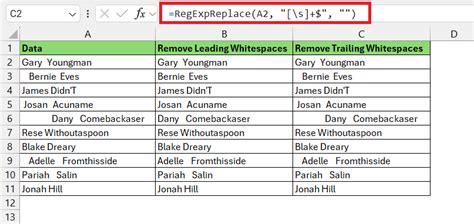 How To Remove Whitespace With Excel Regex MyExcelOnline