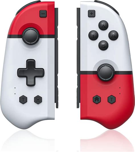 Switch Joy Con モンスターボール ストラップ付き 多機能 ウェイクアップマクロボタンターボバイブレーションモーション機能に対応 赤と白 メルカリ