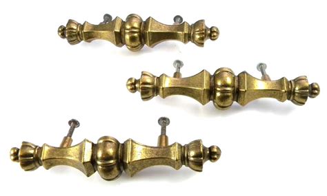 Historic Houseparts Inc Vintage Set Of 3 Large Keeler Brass Co Drawer Pulls