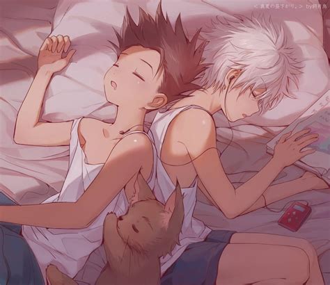 Killua Zoldyck And Gon Freecss Hunter X Hunter Drawn By Kiko Danbooru
