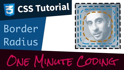 CSS Border Radius One Minute Coding YouTube