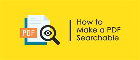 6 Methods How To Make PDF Searchable Via OCR Conversion