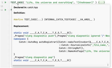 Quick Documentation CLion Documentation