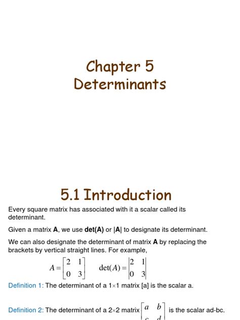 determinant pdf determinant matrix mathematics