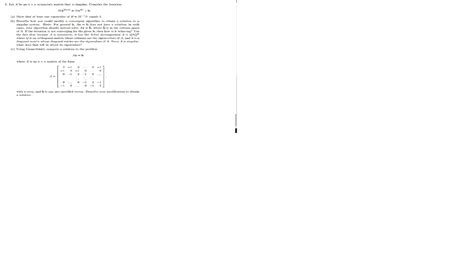 solved 3 let a be an n x n symmetric matrix that is