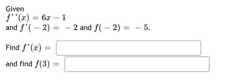 solved consider the function f x whose second derivative is