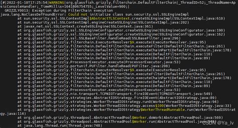 java lang noclassdeffounderror could not initialize class curity ssl sslengineimpl csdn博客