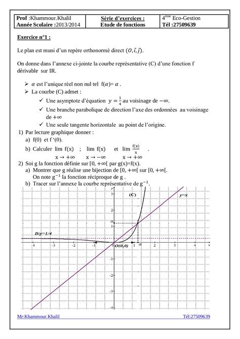 Tracer une courbe représentative d une fonction