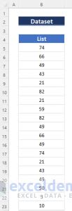 How To Find 5 Most Frequent Numbers In Excel 4 Methods
