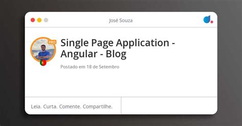 single page application angular blog
