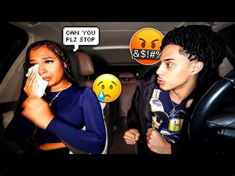 Acting Like Im Going To Hit Her To See How She Reacts GONE WRONG