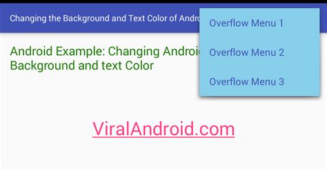 Step By Step Guide To Change How To Change Popup Menu Background Color