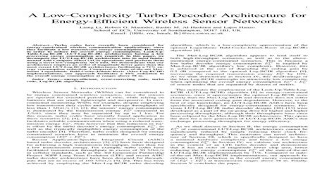 download pdf a low complexity turbo decoder architecture for …eprints soton ac uk 271820 1