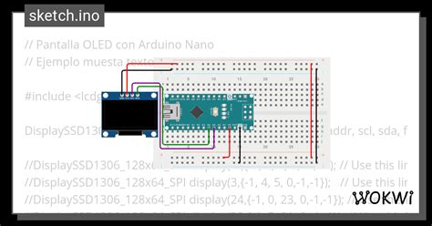 Oled O Wokwi Esp32 Stm32 Arduino Simulator