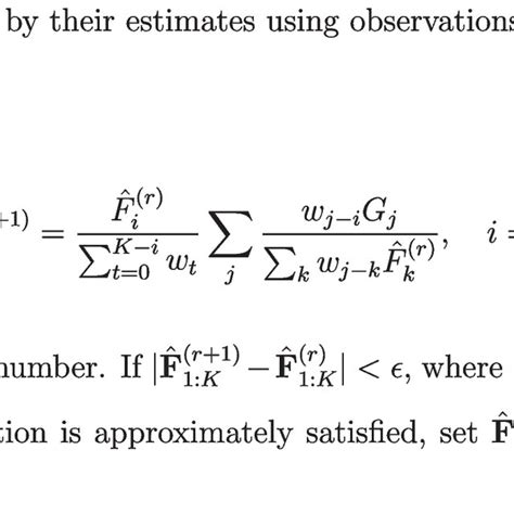 algorithm 2 the real time deconvolution algorithm on day k download scientific diagram