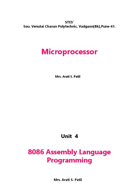 chap 4 ppt updated pdf binary coded decimal assembly language