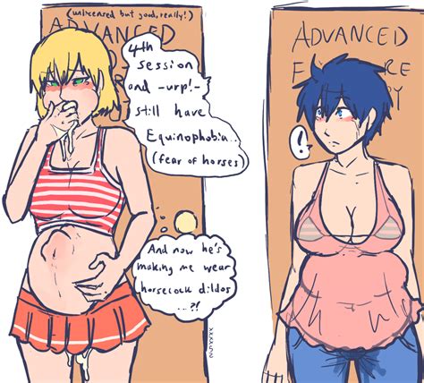 Rule 34 After Sex Big Breasts Bikini Blonde Hair Blue Eyes Blue Hair Body Invasion Crying Cum