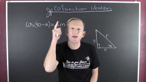 Proof Of The Cofunction Identity Using Right Triangle Trigonometry