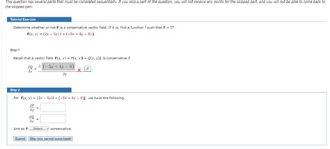 solved the skipped part tutorial exercise determine whether