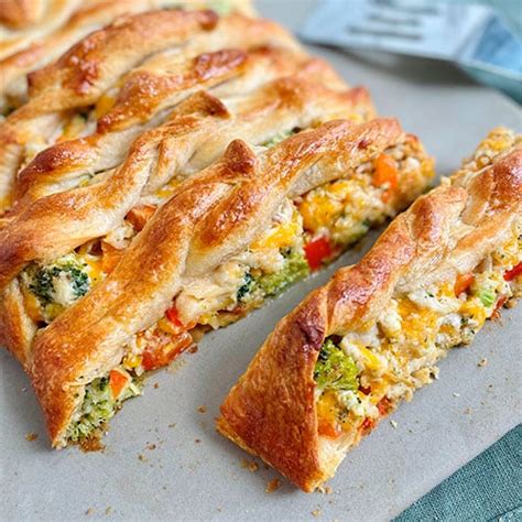 Chicken And Broccoli Braid Recipes Pampered Chef Us Site