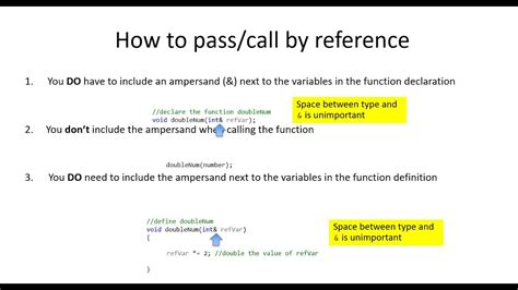 Lecture 9 More About C Functions Overloading And Pass By Reference Youtube