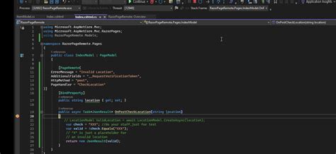 i am having trouble applying remote validation to my razor page stack overflow