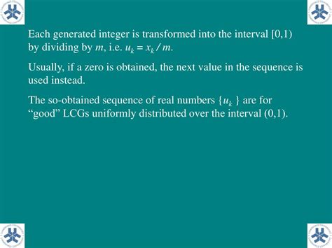 ppt random number generation algorithms and transforms to univariate distributions powerpoint