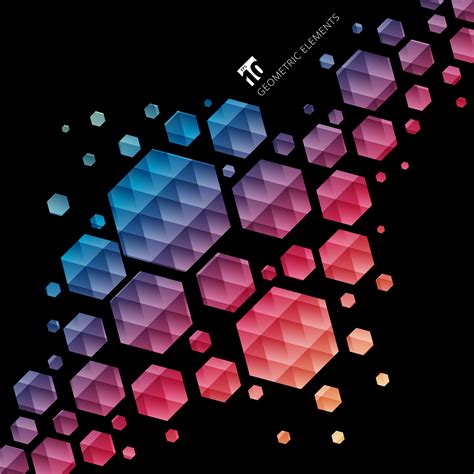 abstract geometric hexagon pattern colorful background 648234 vector art at vecteezy