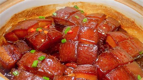 这才是红烧肉最好吃的做法没有之一软烂入味色泽红亮诱人 哔哩哔哩
