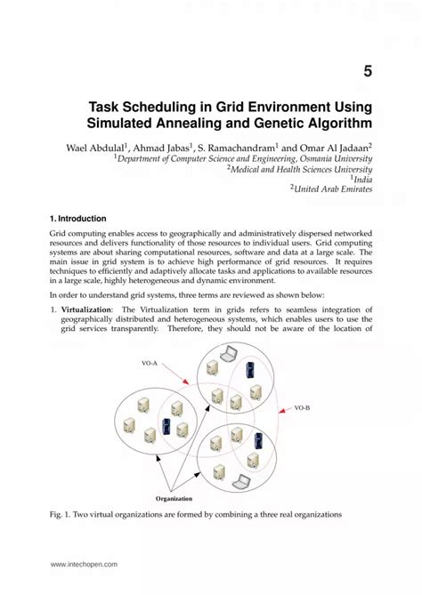 pdf task scheduling in grid environment using simulated annealing and genetic algorithm