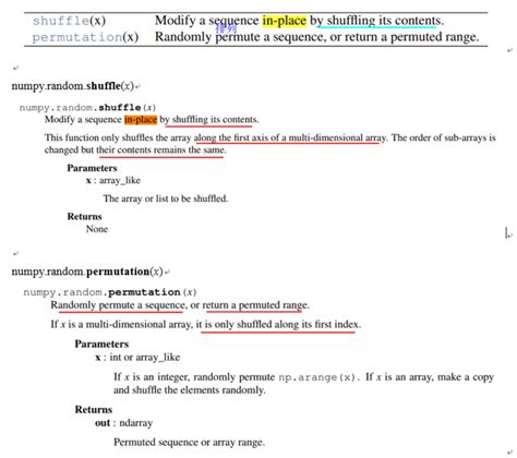 numpy中rand shuffle permutations csdn博客