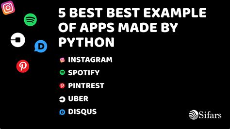 5 best examples of apps made with python sifars