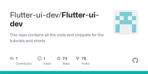 Github Flutter Ui Dev Flutter Ui Dev This Repo Contains All The Code