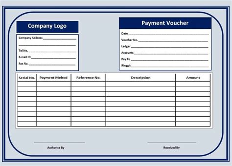 45 FREE Payment Voucher Templates Formats
