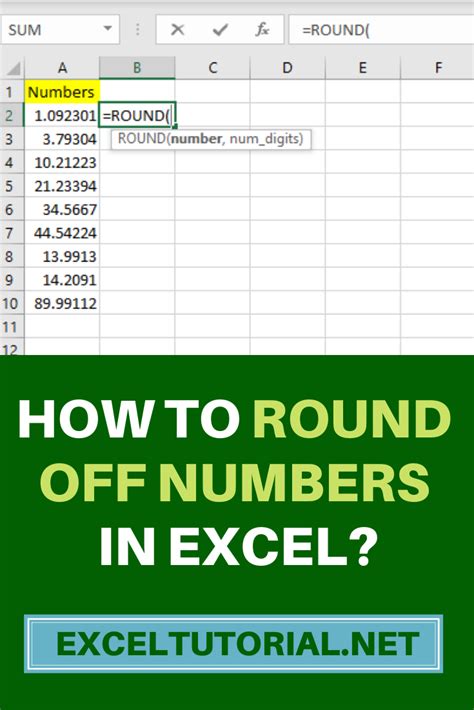 excel round to 2 decimal places