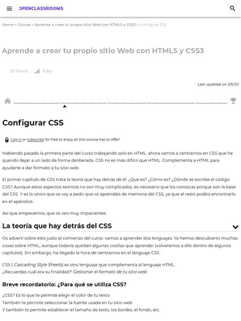 6 css configurar css en sitio web con html5 y css3 pdf descargar gratis pdf hojas de