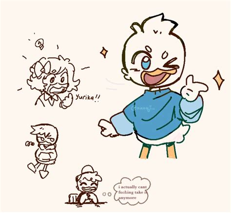 Ducktales Dewey Duck By Axoqiii On Tumblr In 2024 Duck Tales Disney Duck Disney Ducktales