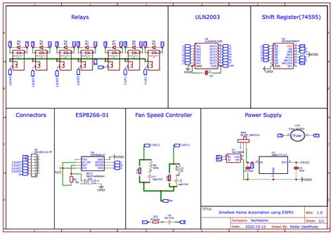 Smallest Home Automation Project Using Esp 01 And Shift Register Techiesms