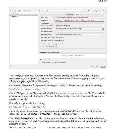Solved FILE MANIPULATION WITH PYTHON ASSIGNMENT INSTRUCTIONS Chegg