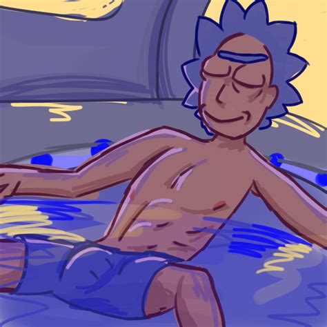 Rule 34 Drunk Hard On Male Only Rick And Morty Rick Sanchez Water 7298067