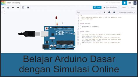 Arduino Dasar Belajar Arduino Dengan Simulator Online Youtube